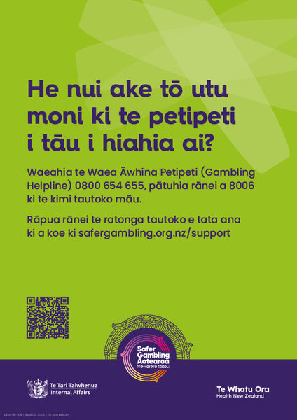 Te Whatu Ora resource store | Harm Minimisation Poster "Spending too ...